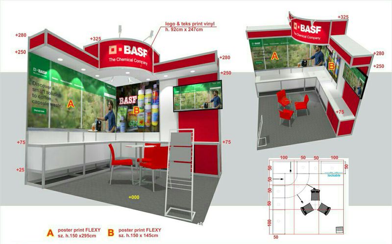 SEWA BOOTH PAMERAN CUSTOM R8 + TV KHUSUS MEDAN
