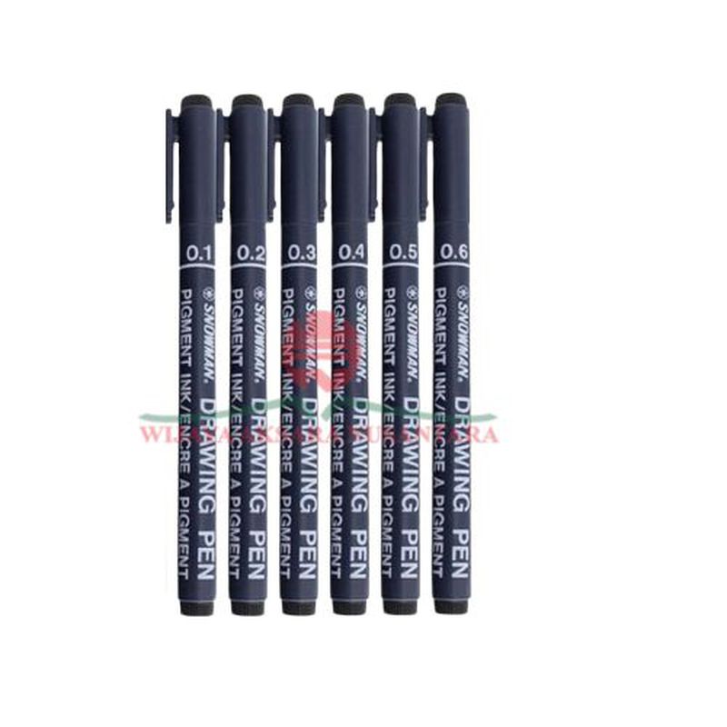 Drawing Pen Snowman - 0,2