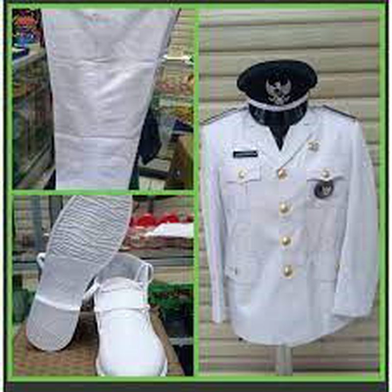 BAJU PDU LENGKAP DENGAN ATRIBUT