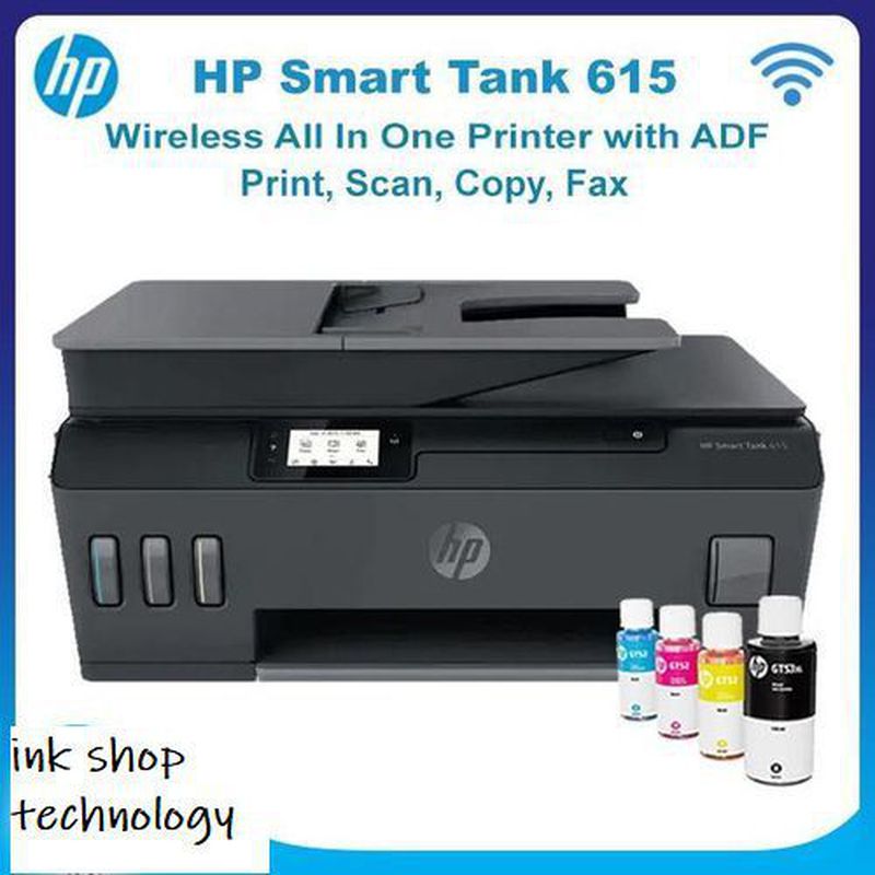 Printer HP Smart Tank 615 (Print, Scan, Copy, WiFi and Fax)