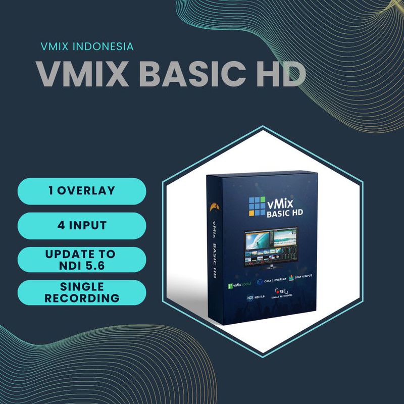 vMix BASIC HD ORIGINAL Software License