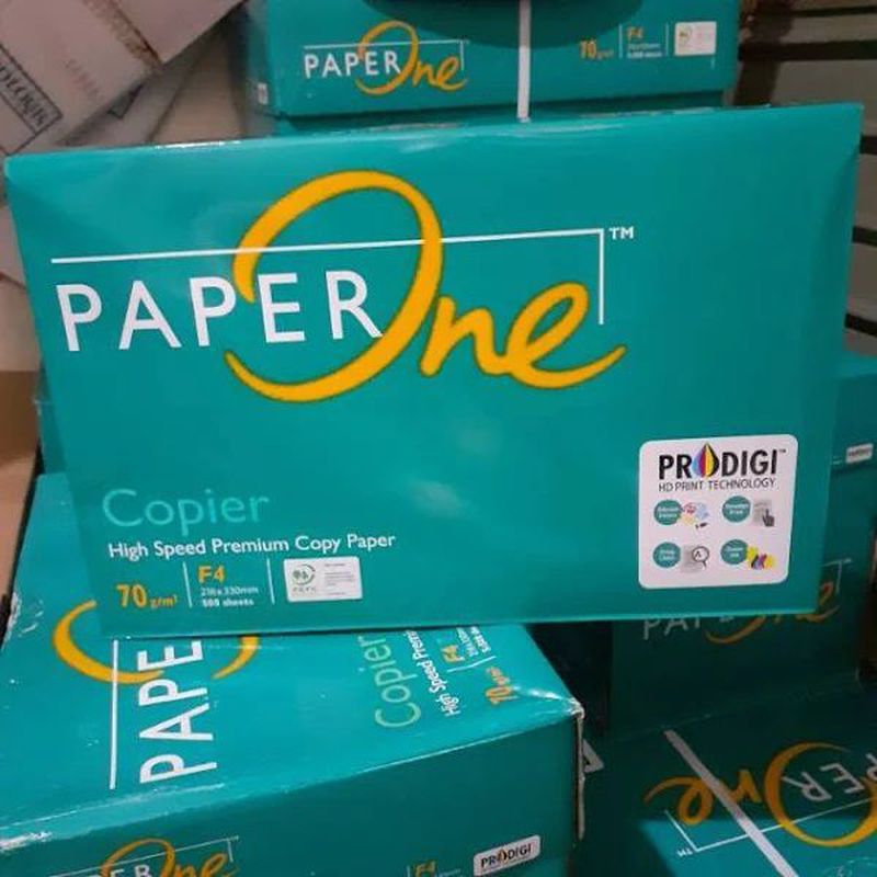 (1 Box = 5 Rim) Paper one copier F4 70 gsm / HVS Paper one 70 gr ...