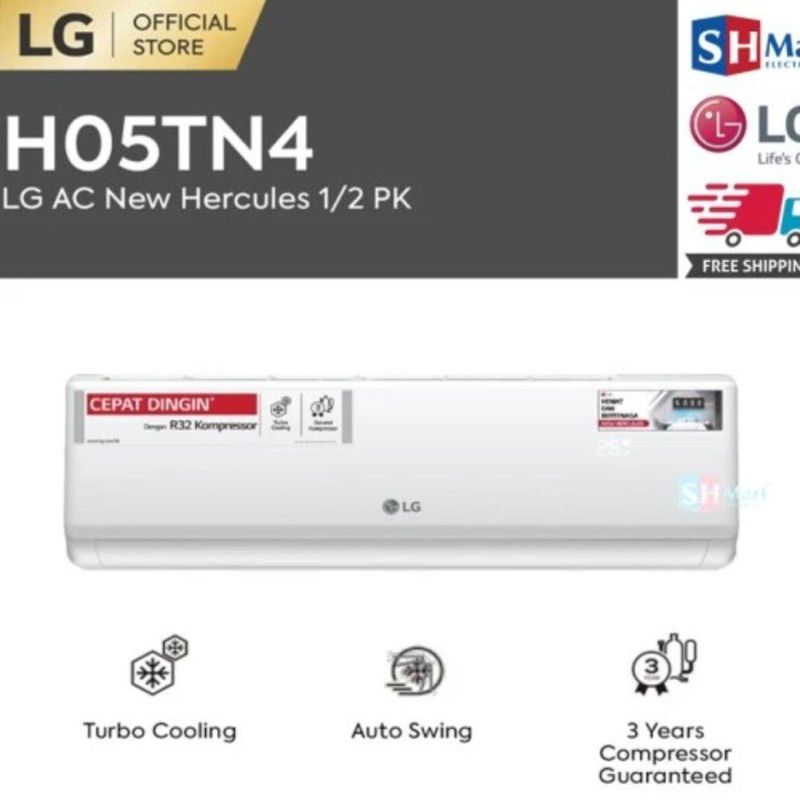 AC LG 1/2 pk semi low watt
