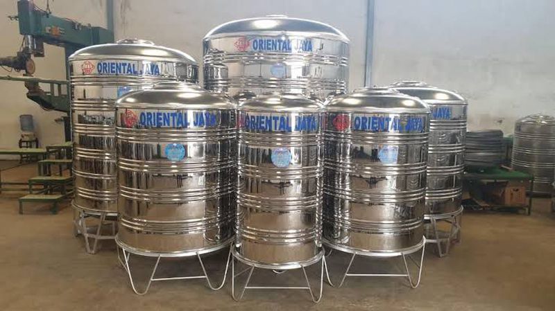 Tangki Air Stainless steel Oriental Jaya - 1000 Ltr