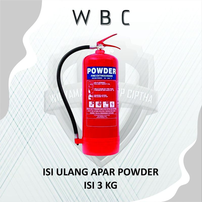 Isi Ulang Apar Powder 3 Kg