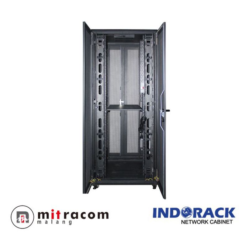 INDORACK IRP9042P STANDING CLOSE RACK 42U PERFORATED DOOR