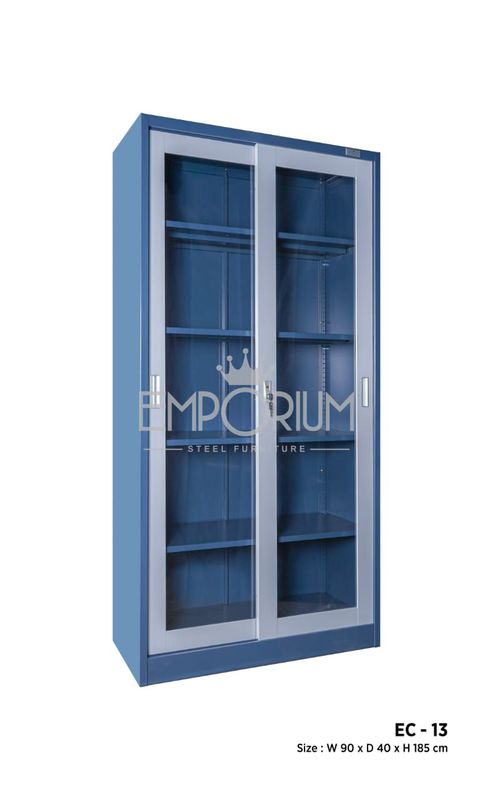 almari besi SLIDING 2 PINTU