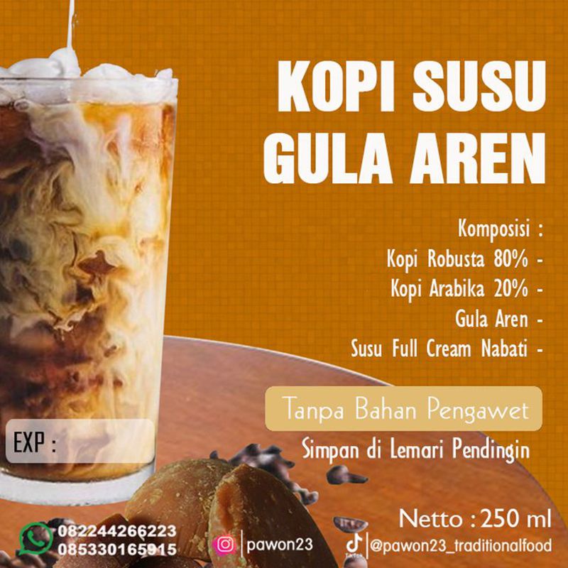 Kopi Susu Gula Aren
