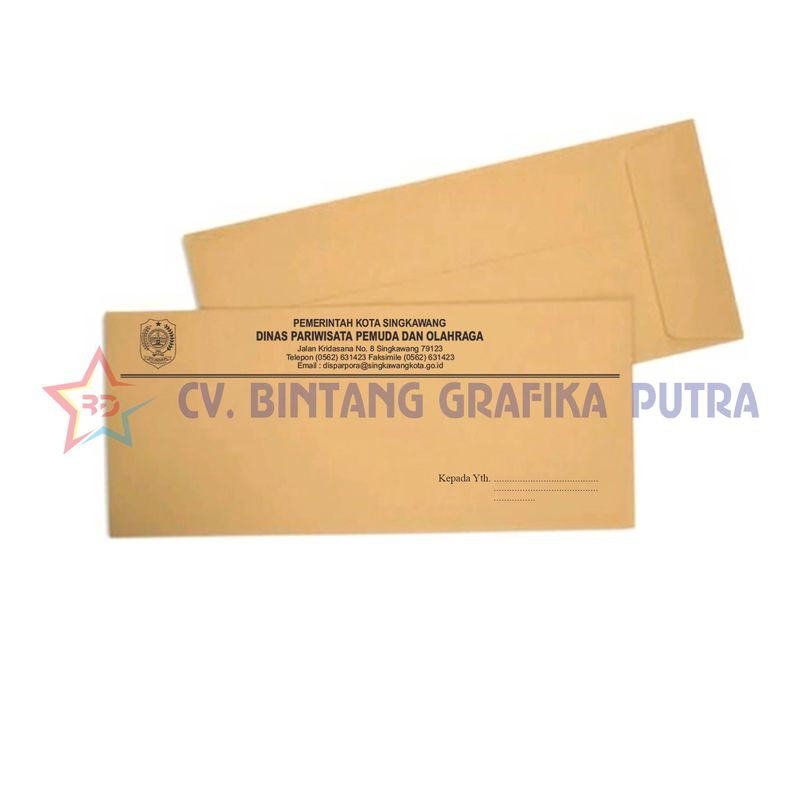 Amplop Coklat Kop Surat
