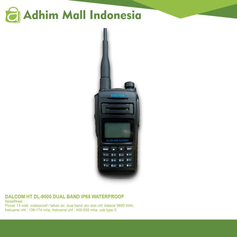 DALCOM HT DL-9000 DUAL BAND IP68 WATERPROOF
