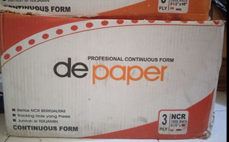 KERTAS NCR CONTINUOUS FORM DE PAPER