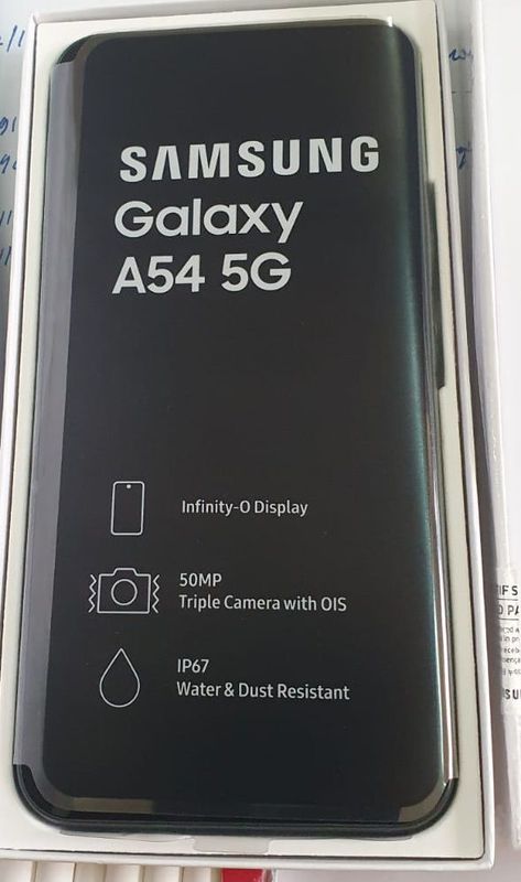 HP samsung Galaxy A54, 5G cerger 25W PD adapter & memory card 256GB