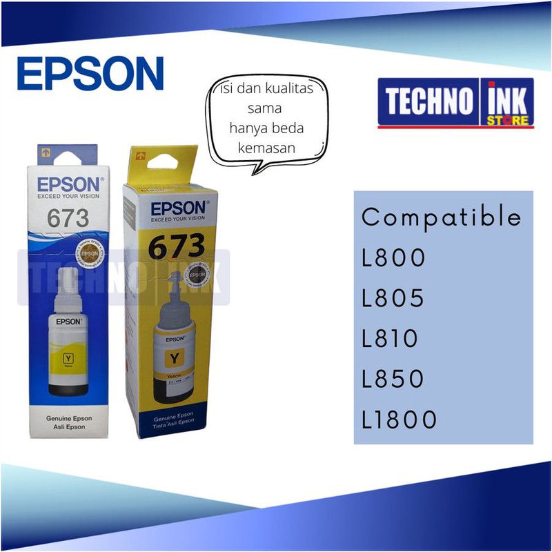 Tinta Epson 673 Yellow Original