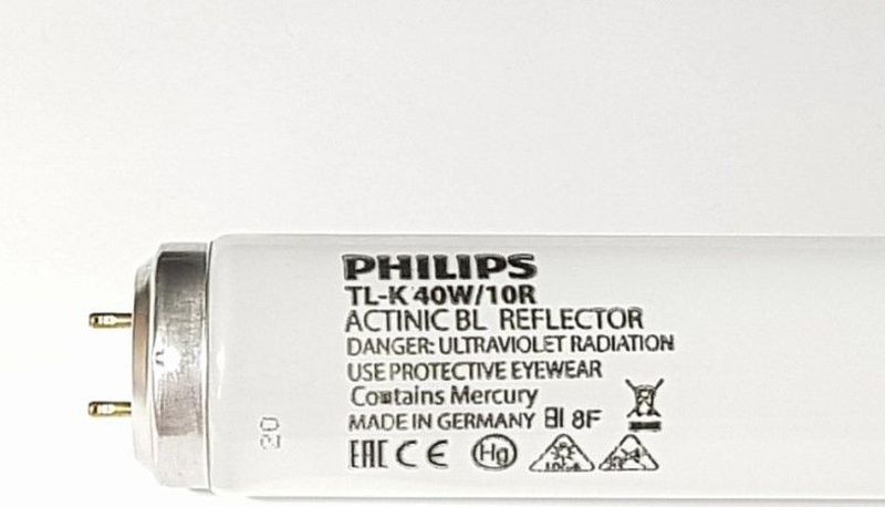 Philips Actinic BL-TL-K 40W Reflector Germany