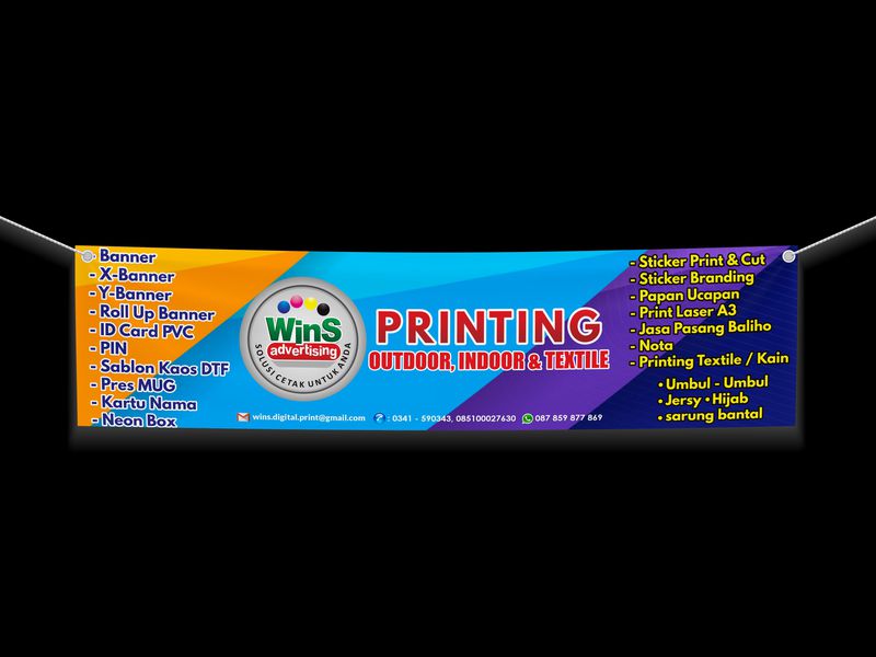 Cetak Banner Ukuran 5,2m x 2,2m