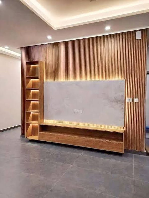 Backdrop Kantor Bahan Multiplek HPL