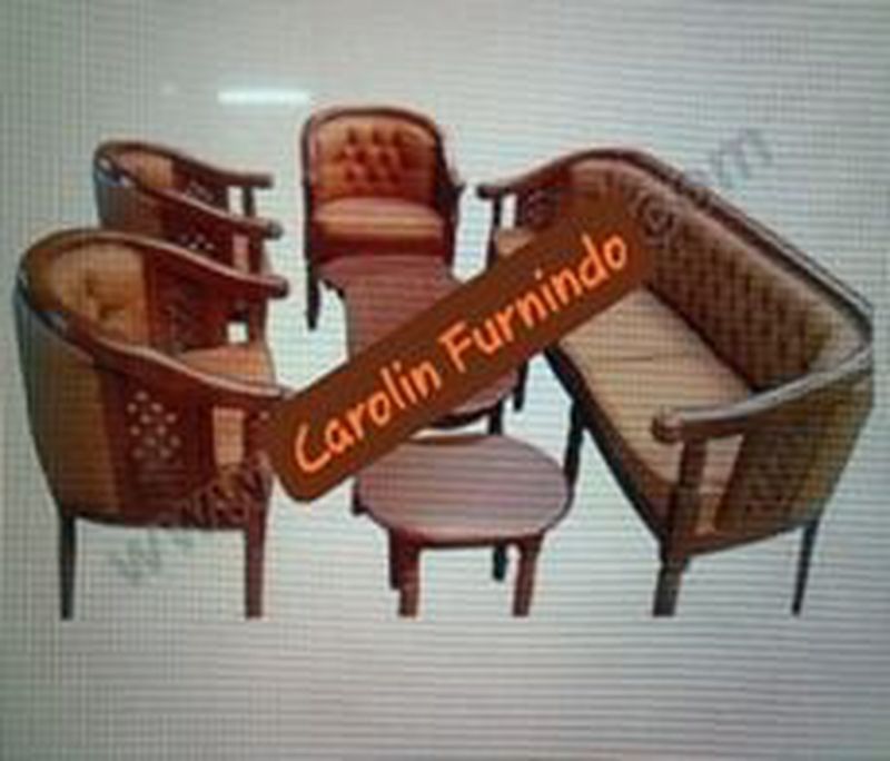 Sofa Set dan Meja / Kayu Jati / 3111