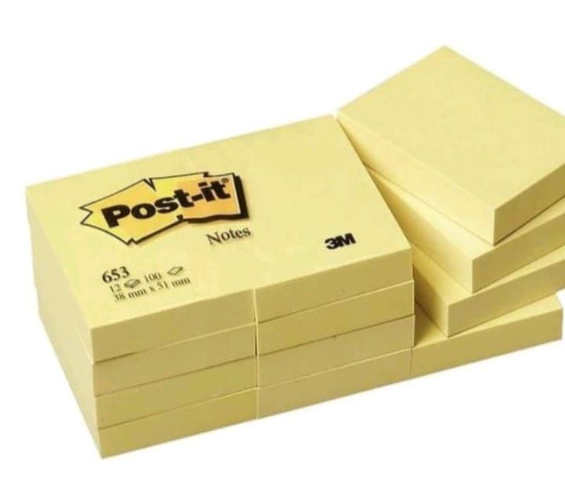Post IT 653 sticky notes 38x51 kuning sticky note memo tempel
