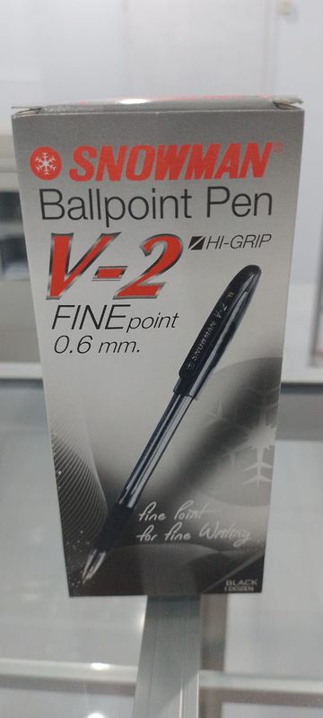 SNOWMAN BALLPOINT PEN V-2 - Merah