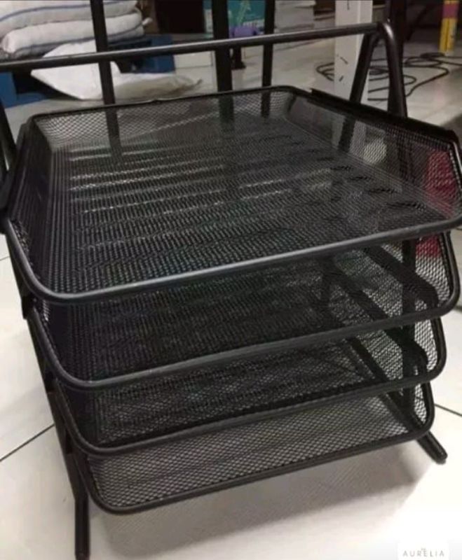 Letter Tray Rak Susun Dokumen Rak Kertas Susun Paper Tray 4 Susun Besi
