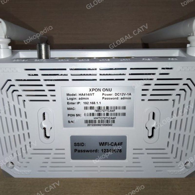 Uno Xpon Wifi 1 GE, 4 Lan +CATV