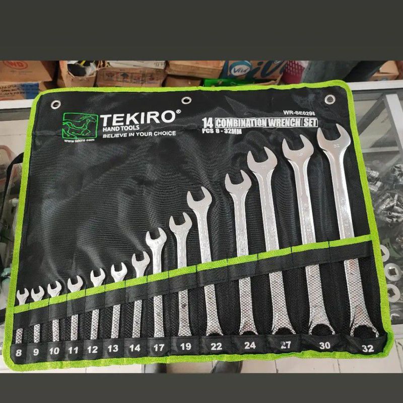 Kunci Ring Pas Set Tekiro 8-32 WR-SE 0298 (14 pcs)