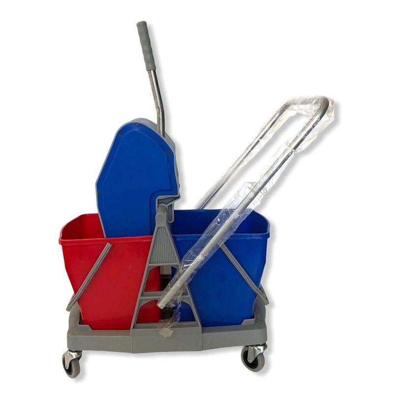 Double Bucket + Mop Pres (Rangka Plastik)