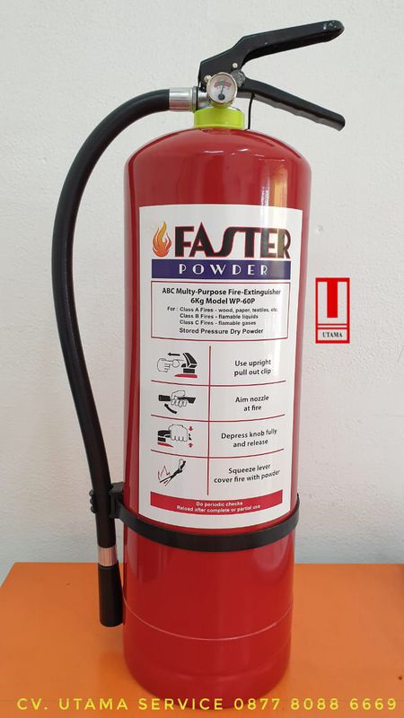 PENGISIAN APAR 6 KG POWDER - AMPER
