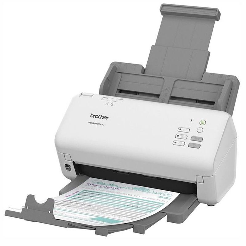 SCANNER BROTHER ADS-4300N (ADF + LAN ) [5WDE0600140]