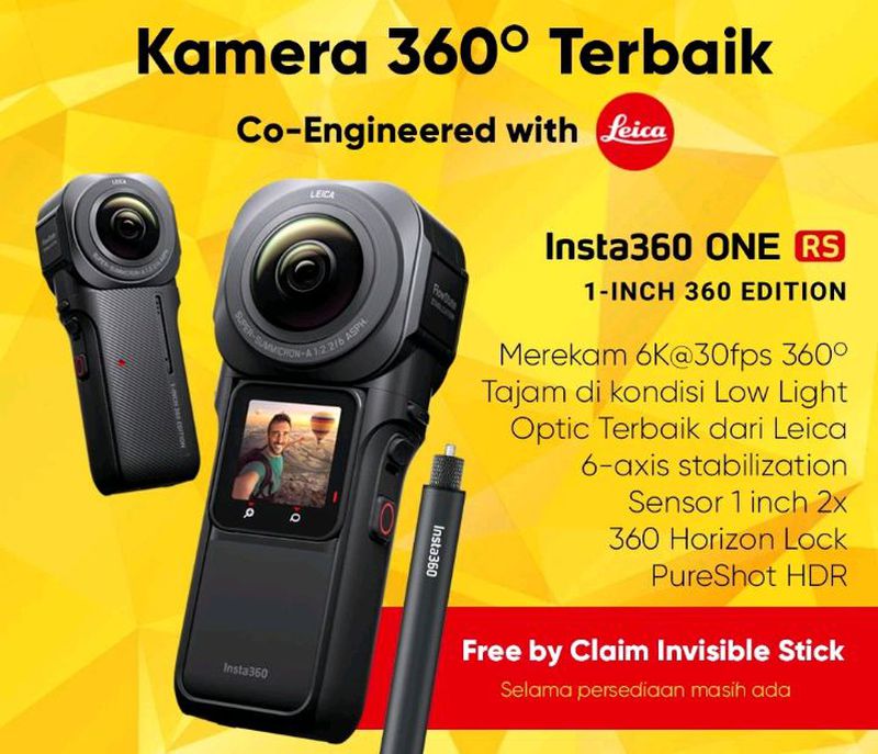 camera insta 360 one rs 1inch