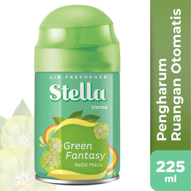 Stella Pengharum Ruangan Otomatis Green Fantasy 225ml