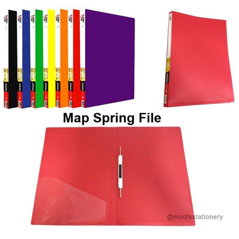 MAP SNEL PLASTIK SPRING FILE - Hijau