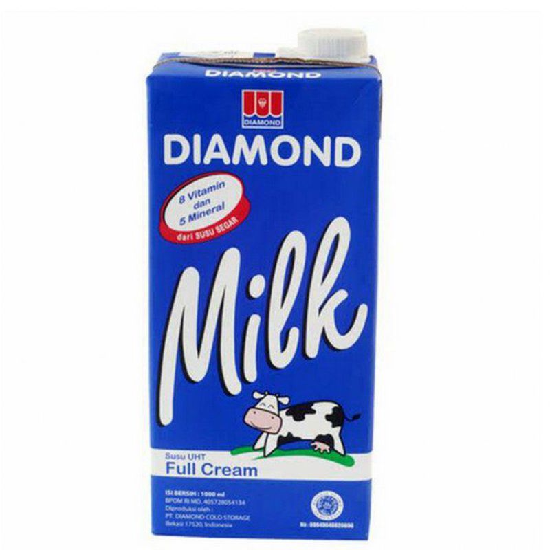 Susu DIAMOND UHT Full Cream 1 Liter