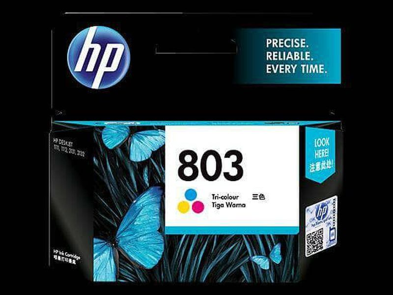HP Ink Cartridge 803 F6V20AA Tri-Color 1pc