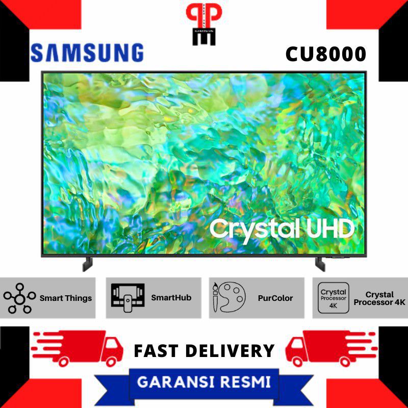 Samsung Smart TV 75 inch Crystal UHD 4K New Model 2023 - UA75CU8000