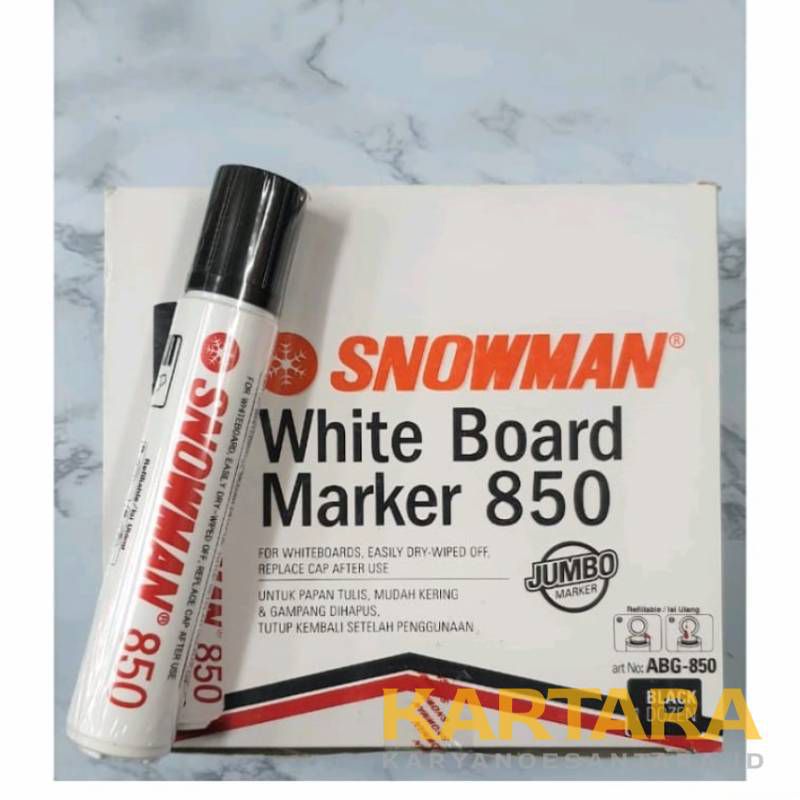 Snowman whiteboard SPIDOL Snowman 850 JUMBO BESAR WHITEBOARD SNOWMAN 850