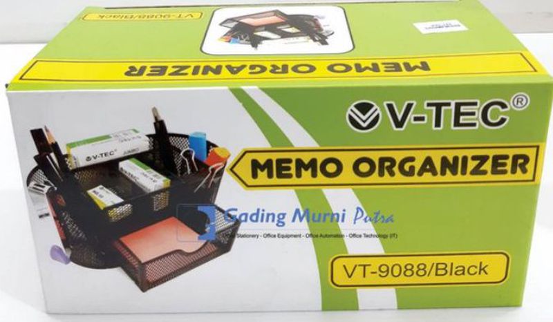 V - TEC CVT - 9088 / black Memo Organizer
