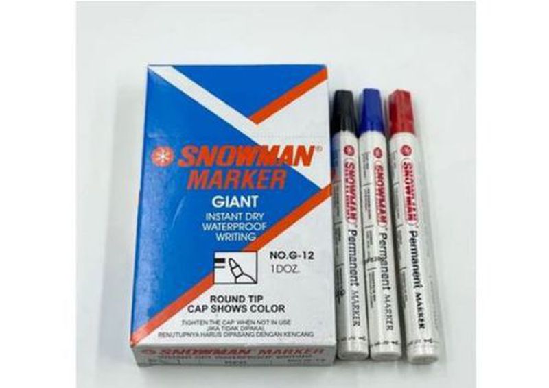 Spidol Snowman Permanen Per-box