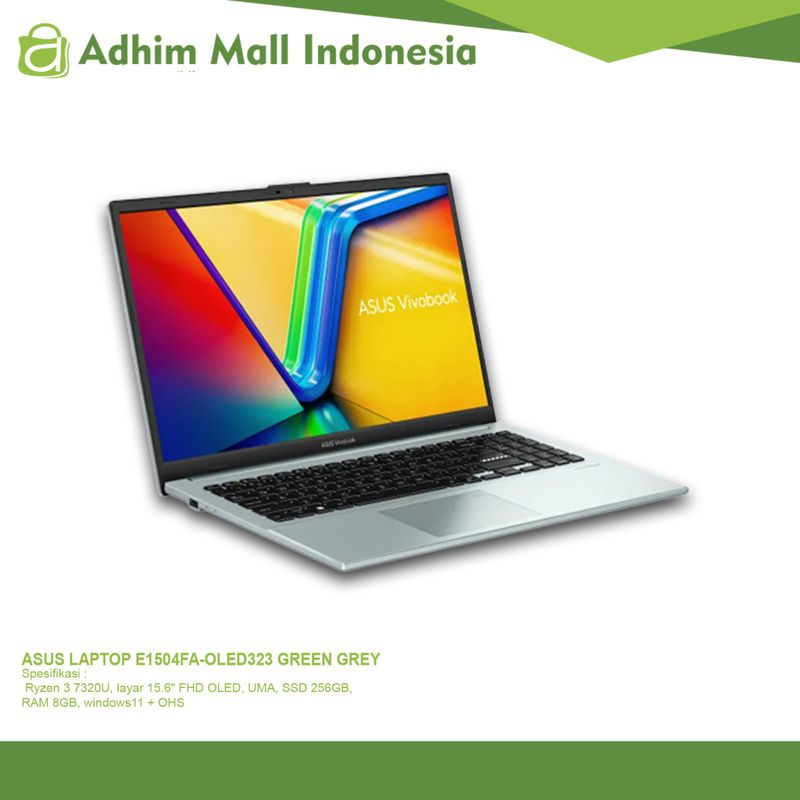 ASUS LAPTOP E1504FA-OLED323 GREEN GREY