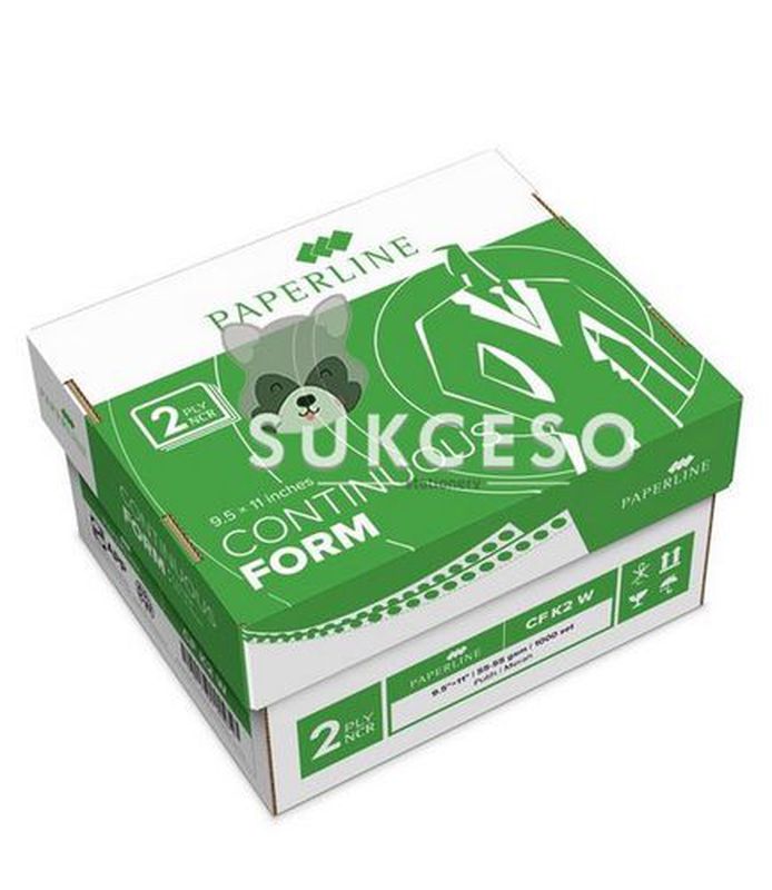 Kertas Continuous Form 2 Ply 9 1/2 x 11 Paperline Per-dus