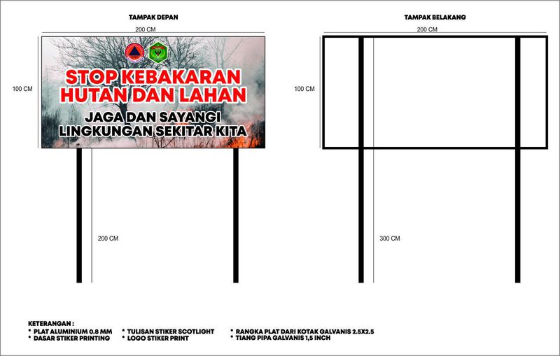 RAMBU KARTHULTA UKURAN 2X1METER