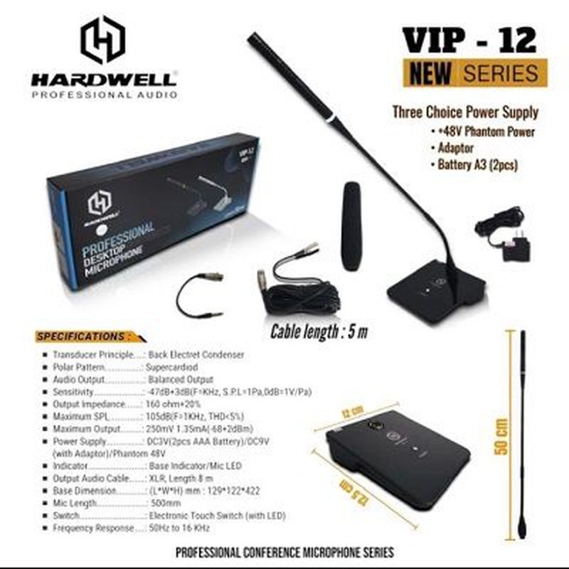 Mic Meja Conference / Mic Podium Hardwell VIP 12 Hardwell VIP12
