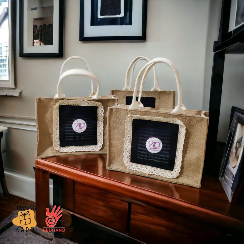 Totebag Goni Premium custom gambar by Redhand