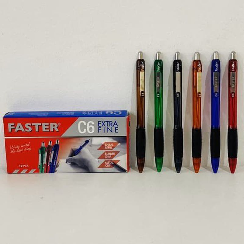 BALLPOINT FASTER High Grade C6 /Biru/Hitam