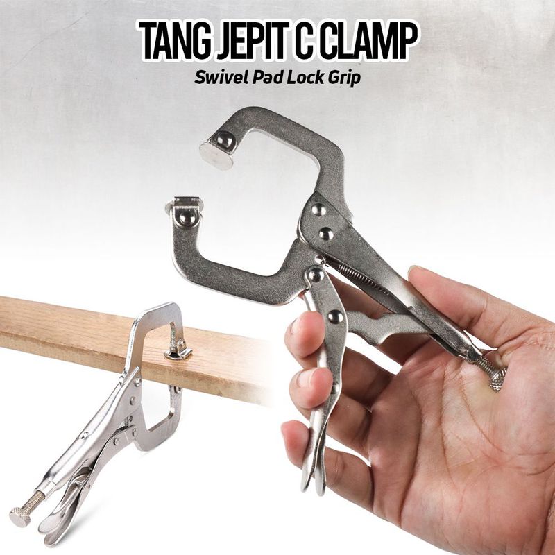 Tang Klip Benda Kerja 6"