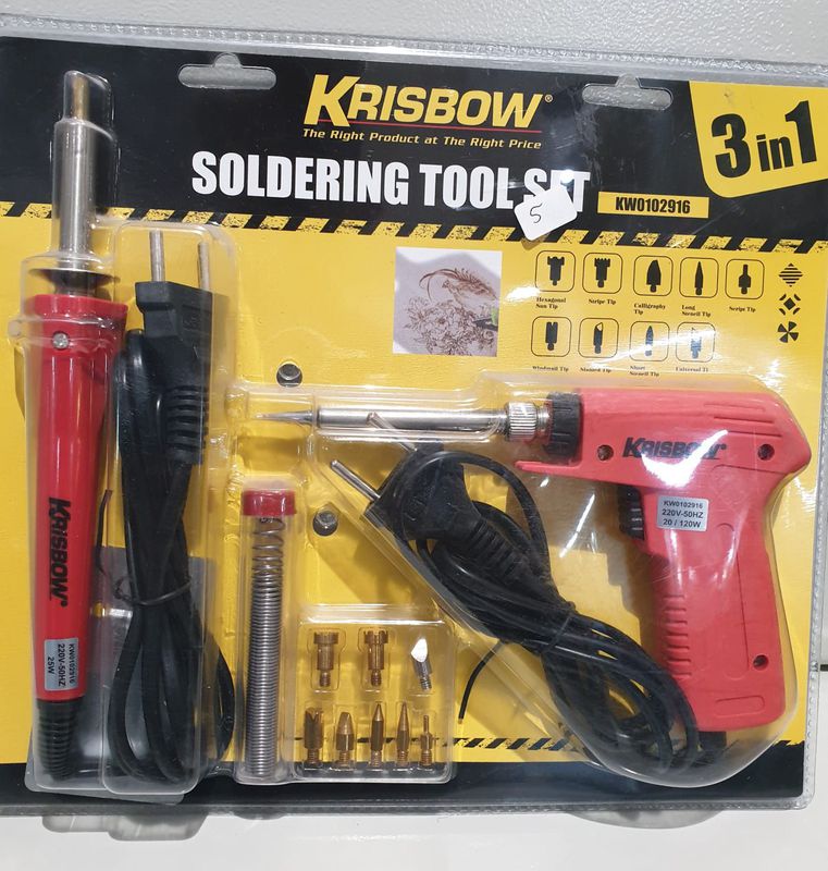 SOLDER SET 3 IN 1 / SOLDERING TOOL SET