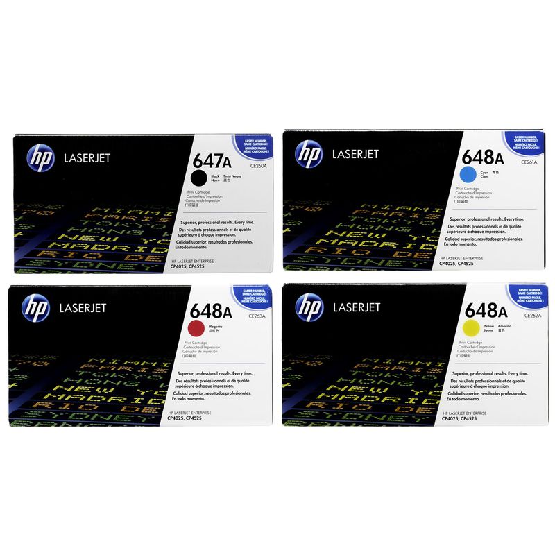 HP 648A Colour (C,M,Y) Original LaserJet Toner Cartridge - Biru
