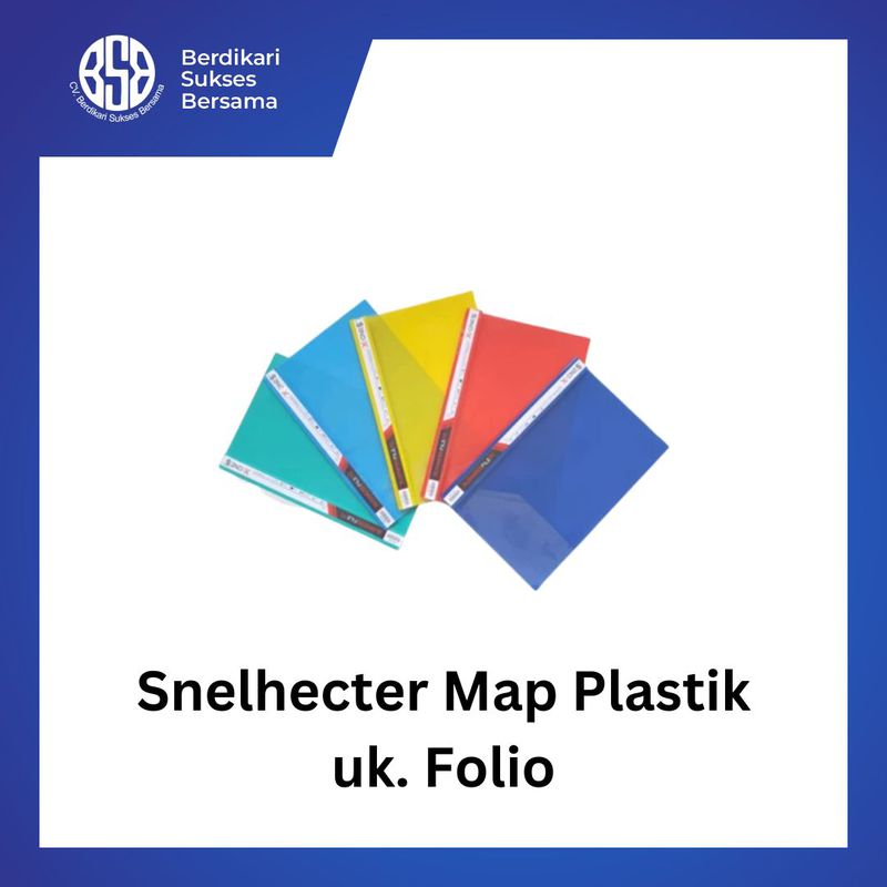 Snelhecter Map Plastik ukuran Folio