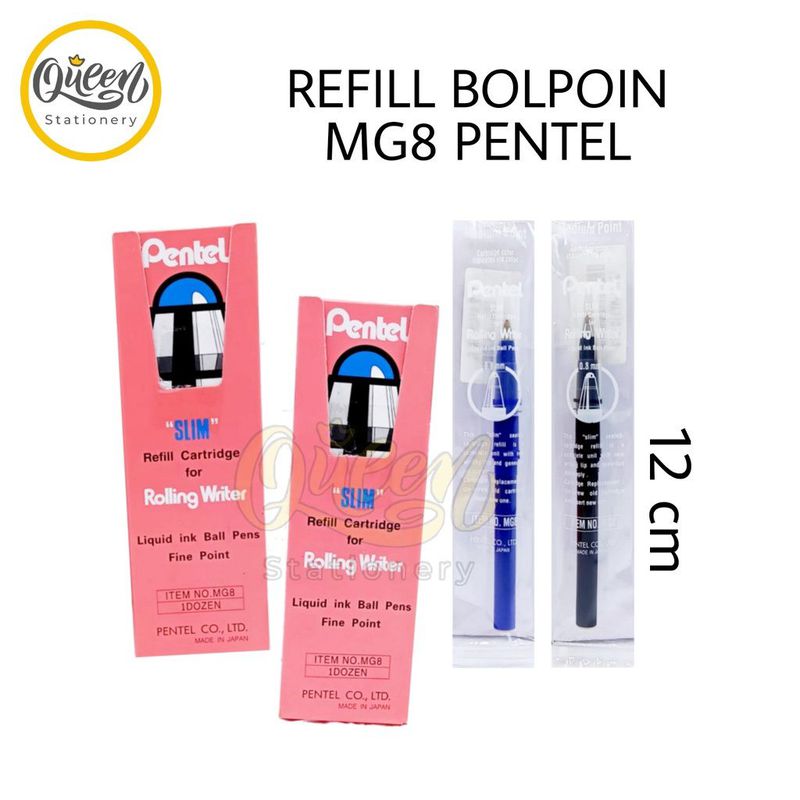Isi Ballpoint Pentel MG8 - Biru