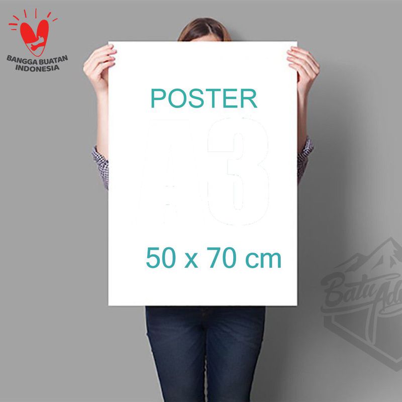 Cetak Poster Uk. 50x60